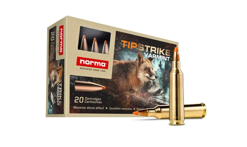 Norma 22-250 55gr Tip Strike Ammunition
