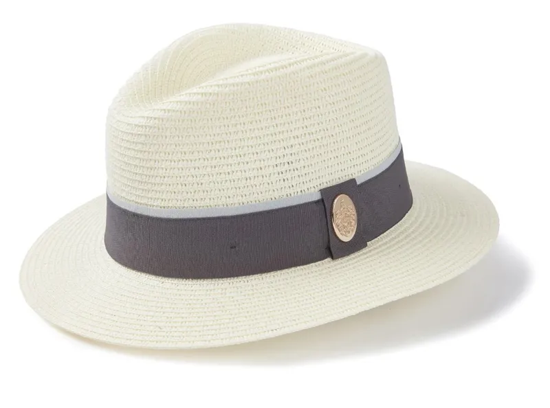 Hicks and Brown Orford Fedora Charcoal Ribbon