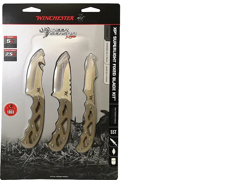 Winchester Deer Season XP Superlight 4-pc Fixed Blade Knife Set